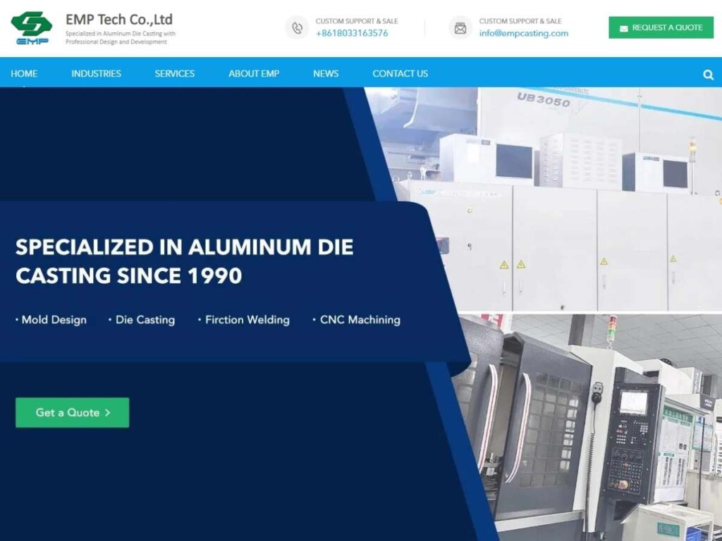 Top 9 Aluminum Die Casting Manufacturers In China | Machmaster